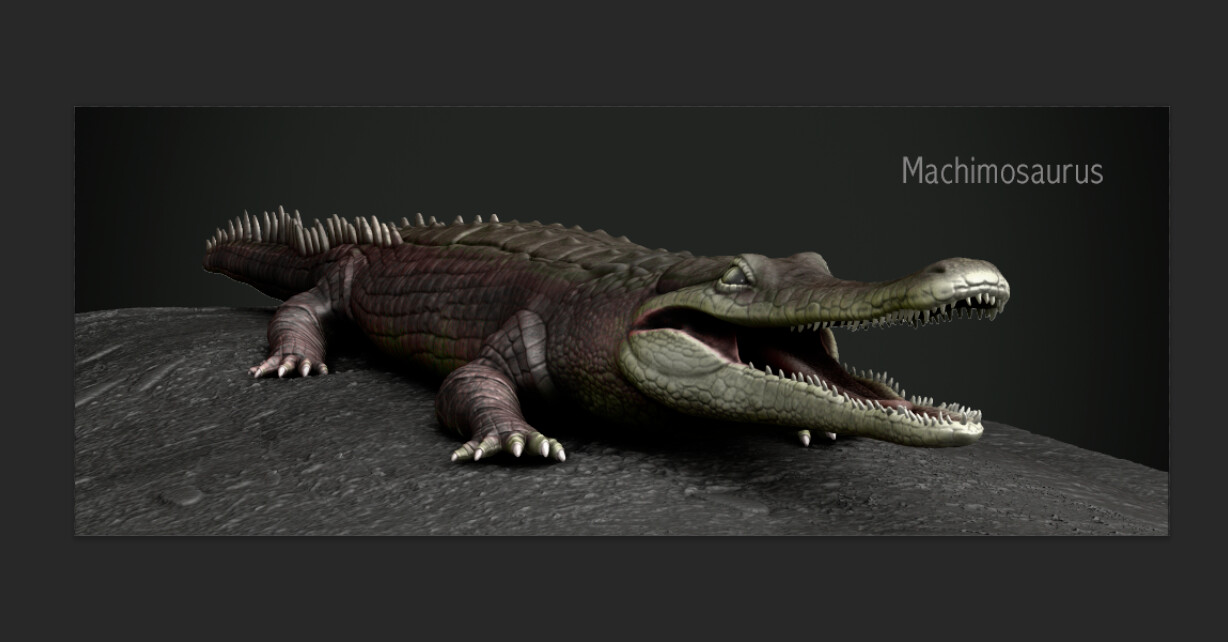 ArtStation - Machimosaurus Cocodrile