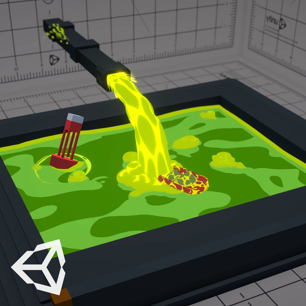 ArtStation - Simple Slime Pool | Stylized VFX