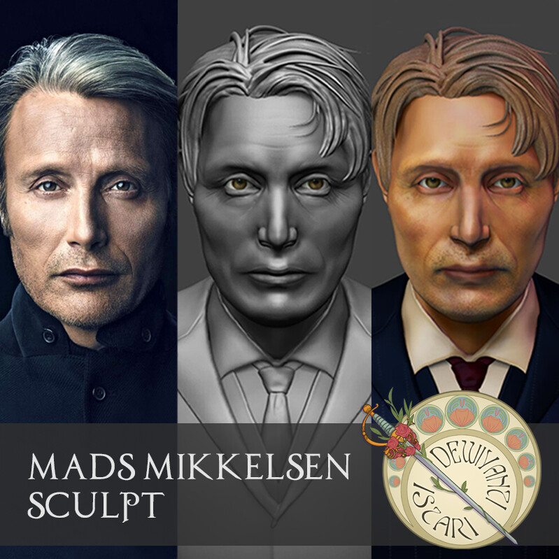 ArtStation - Mads Mikkelsen Sculpts