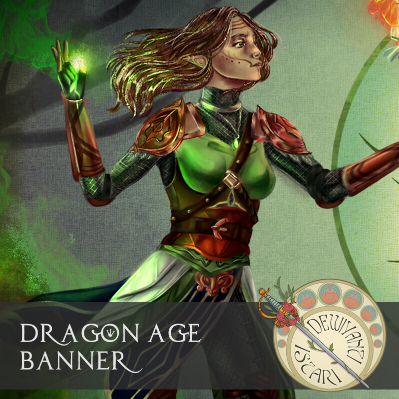 Dewiyanti Istari Binte Dahlan - Dragon Age Fanart Banner