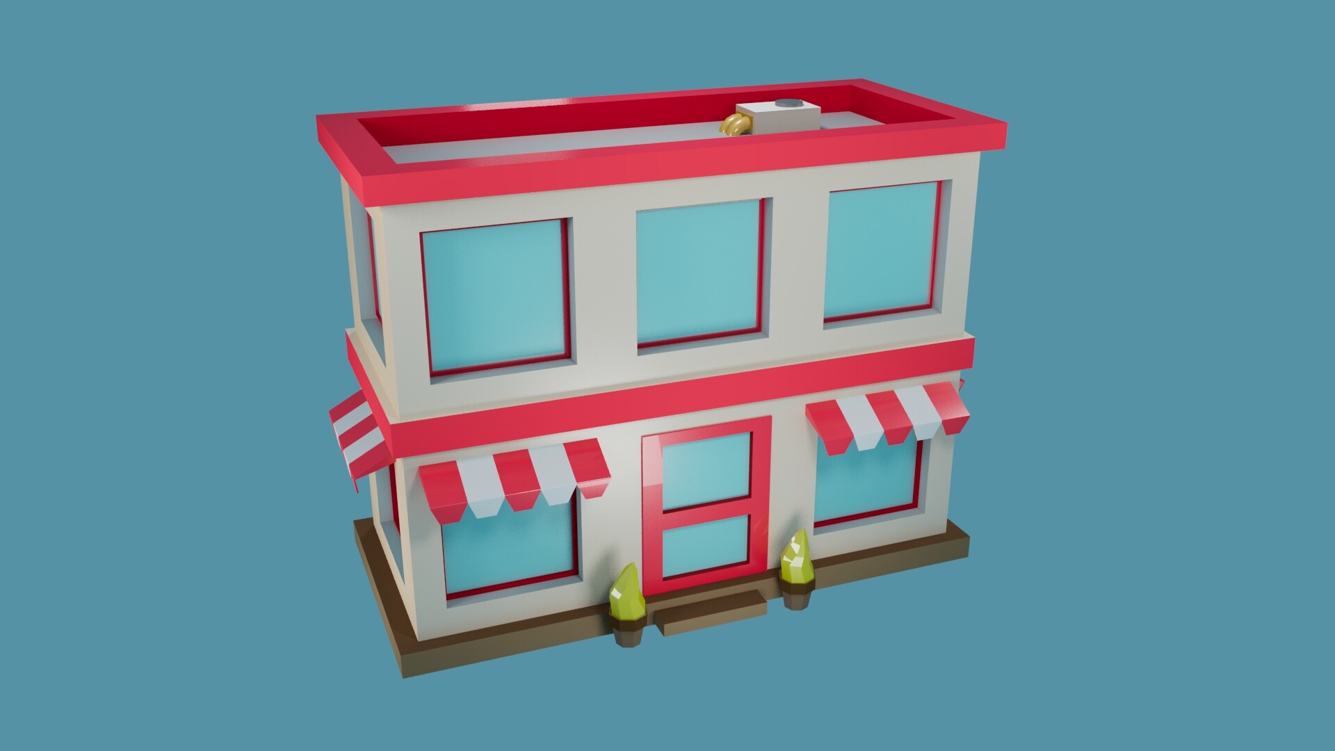 ArtStation - Tienda de bajo polígono - Low Poly Store