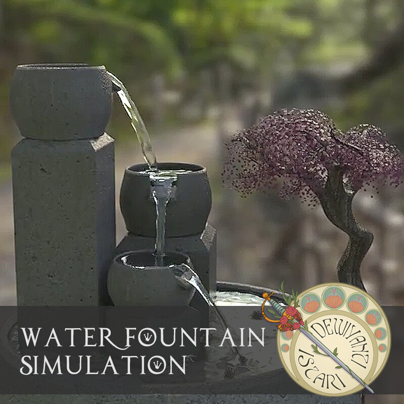 ArtStation - Fountain Water Simulation