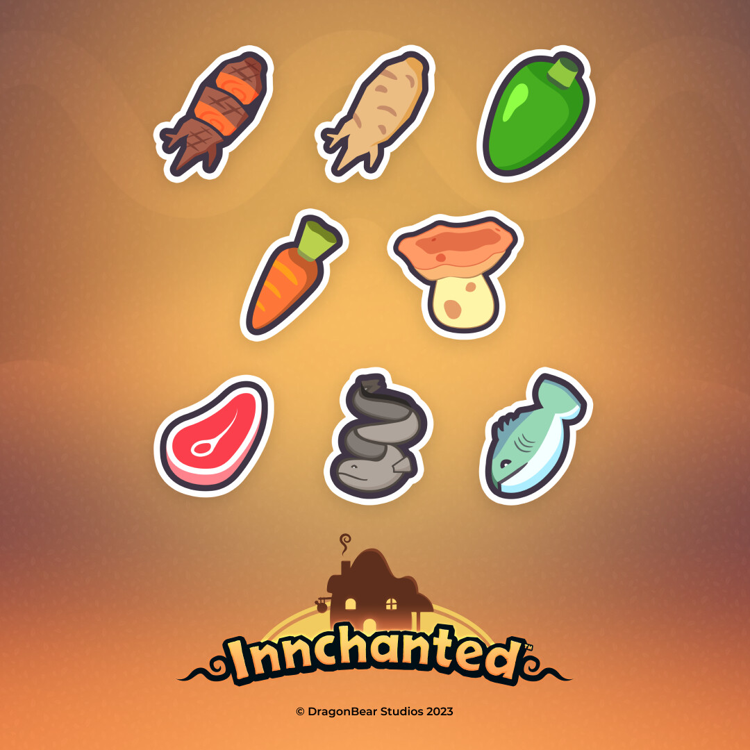 ArtStation - Innchanted Iconography - Food