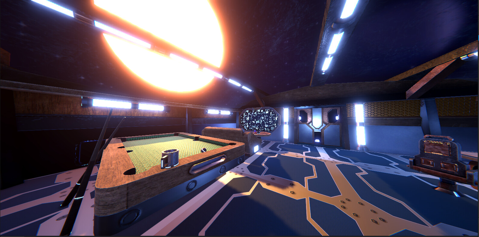 ArtStation - Solarius - 4: Sci-Fi Space Ship Interior Game Environment