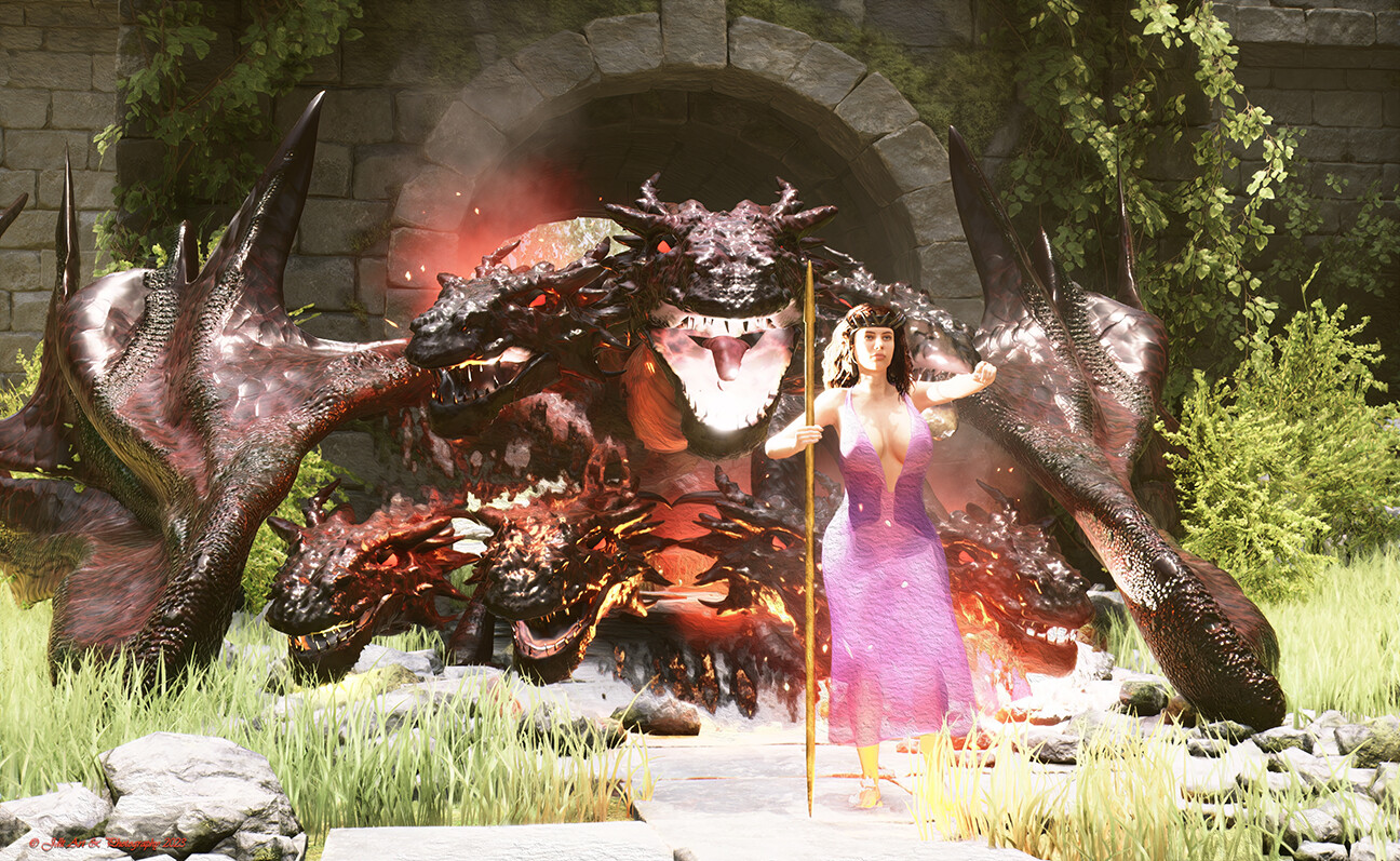 ArtStation - Herensuge - Basque dragon