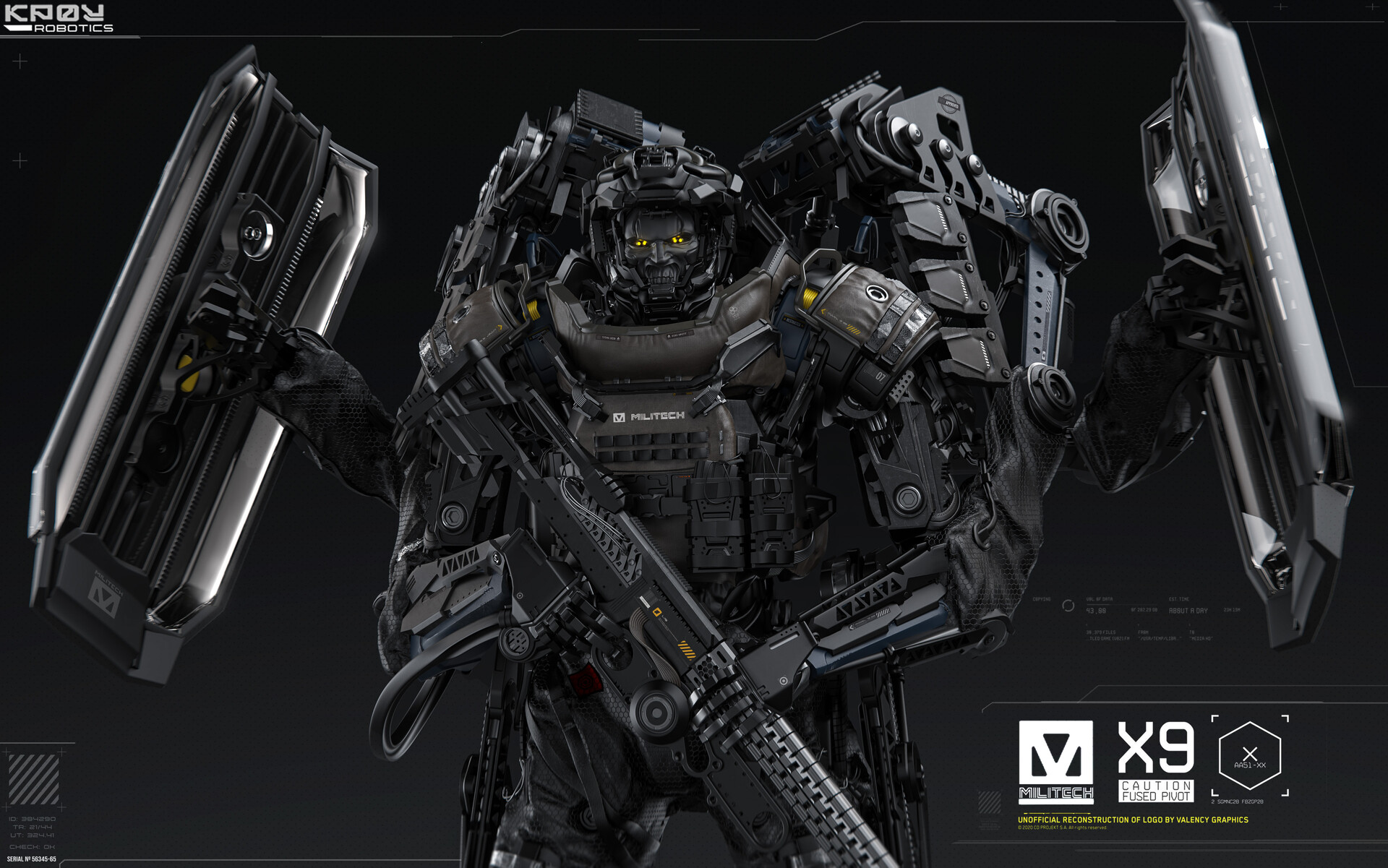 ArtStation - The Wall MILITECH project