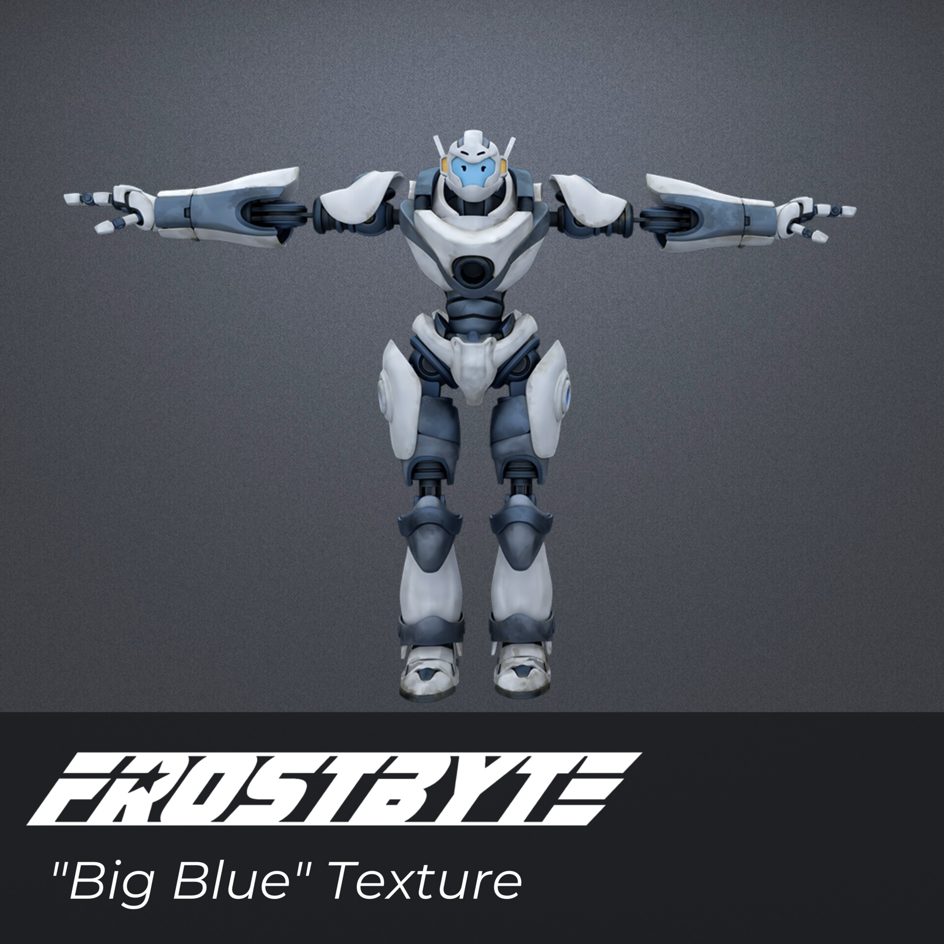ArtStation - FROSTBYTE: Big Blue character textures