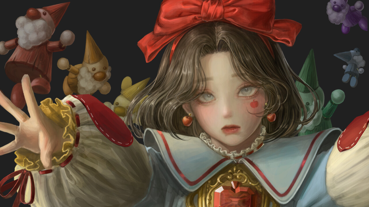 ArtStation - Snowwhite with 7 puppet