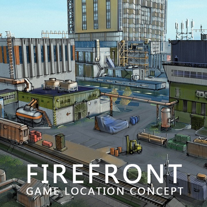 ArtStation - The concept of the game location and architecture