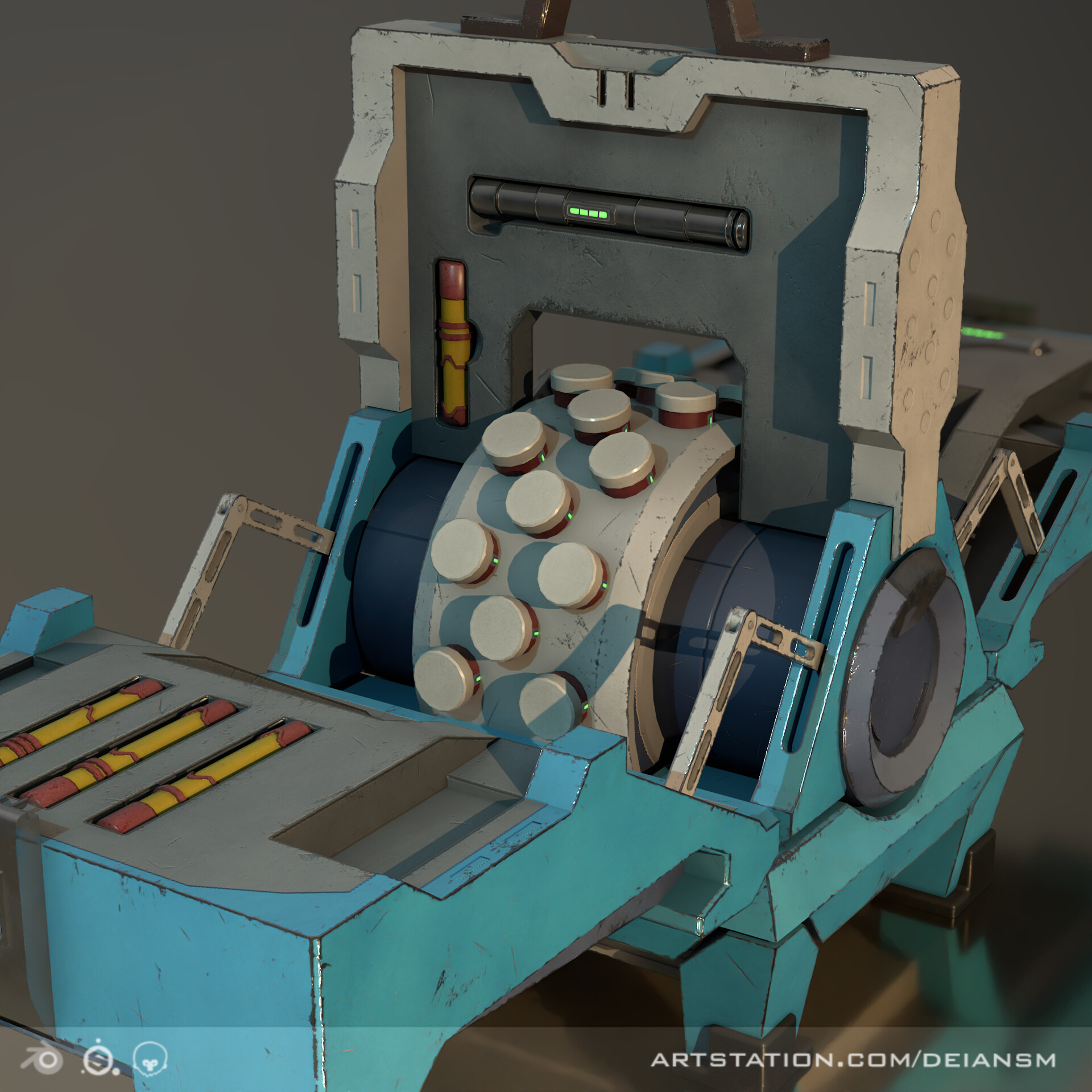 ArtStation - Sci-fi props - Medkit