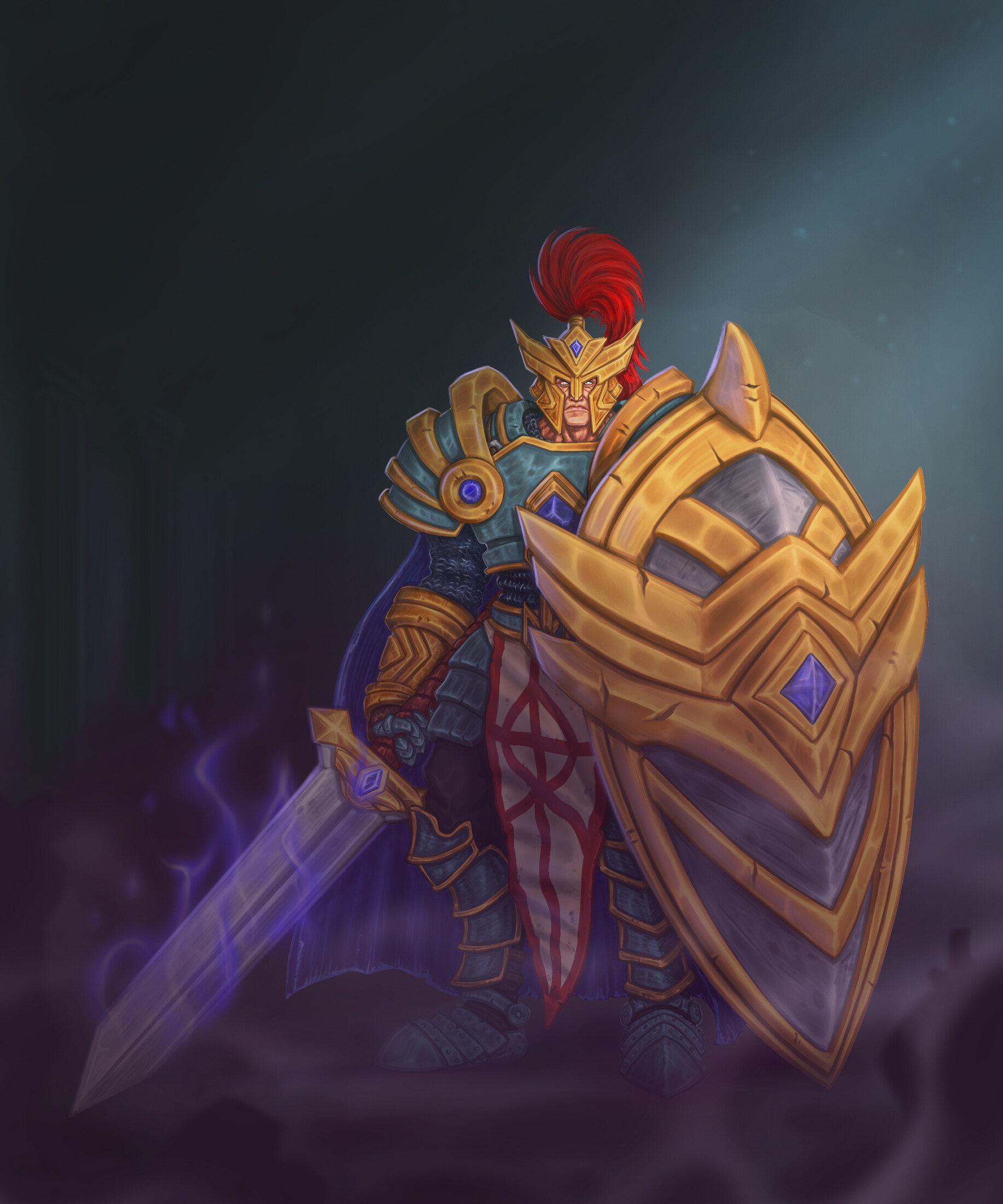 ArtStation - Knight of the Sacred Hawk Concept