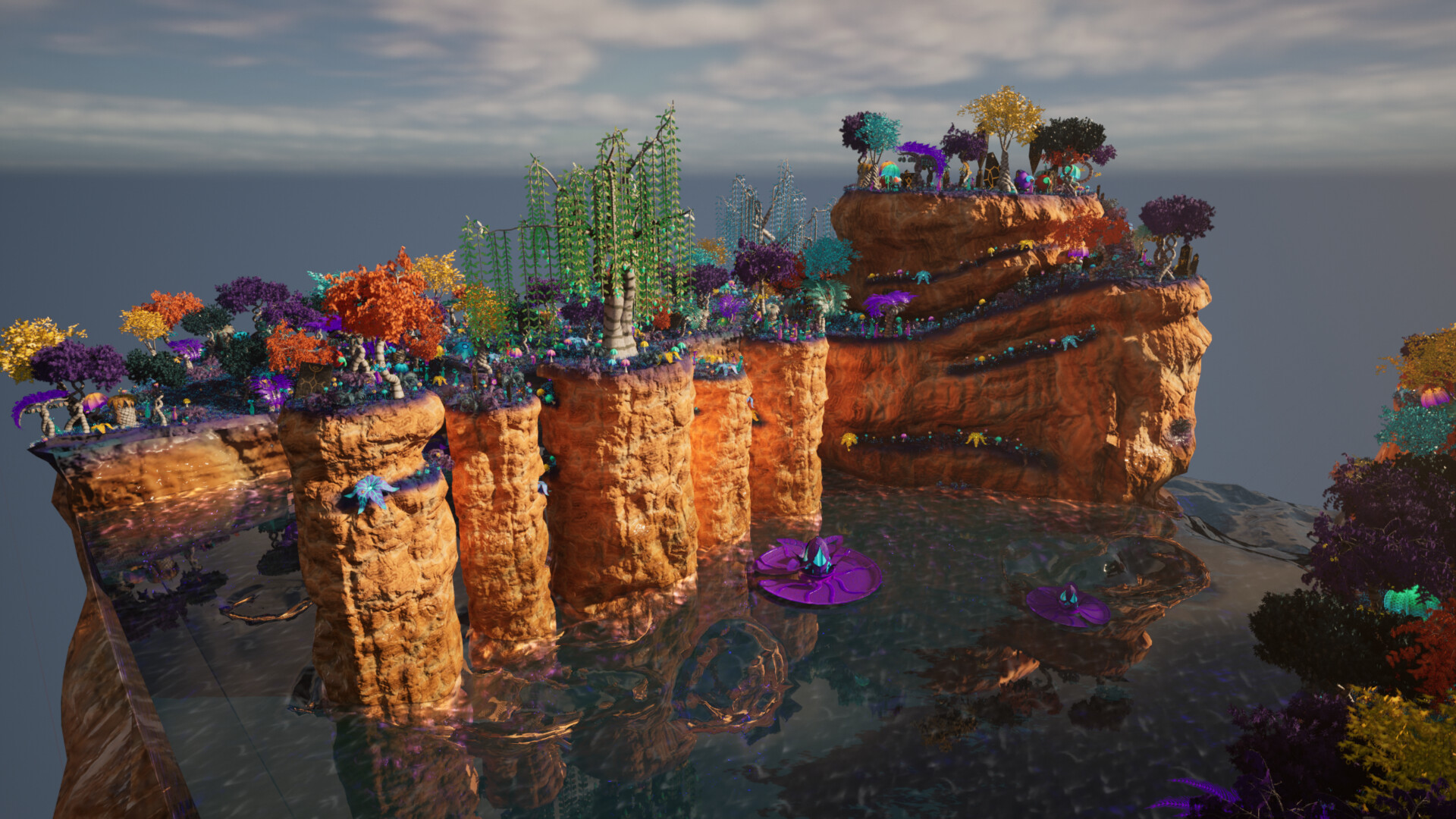 ArtStation - Hidden alien Temple