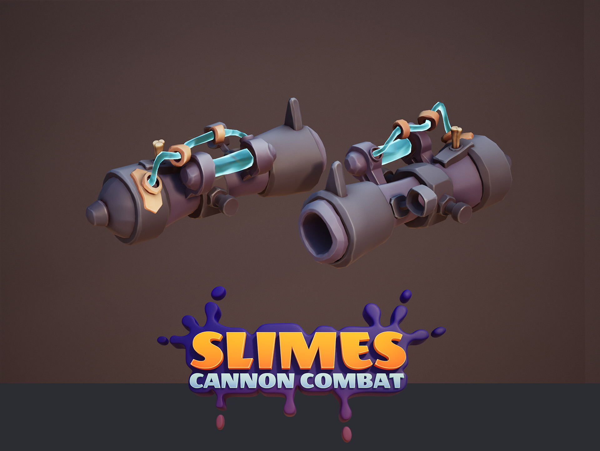 ArtStation - Slimes Cannon Combat - Weapons and Props