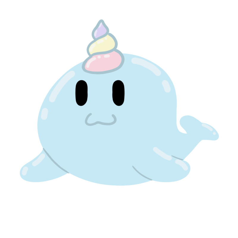 ArtStation - Narwhal PNGTuber Sprite Set