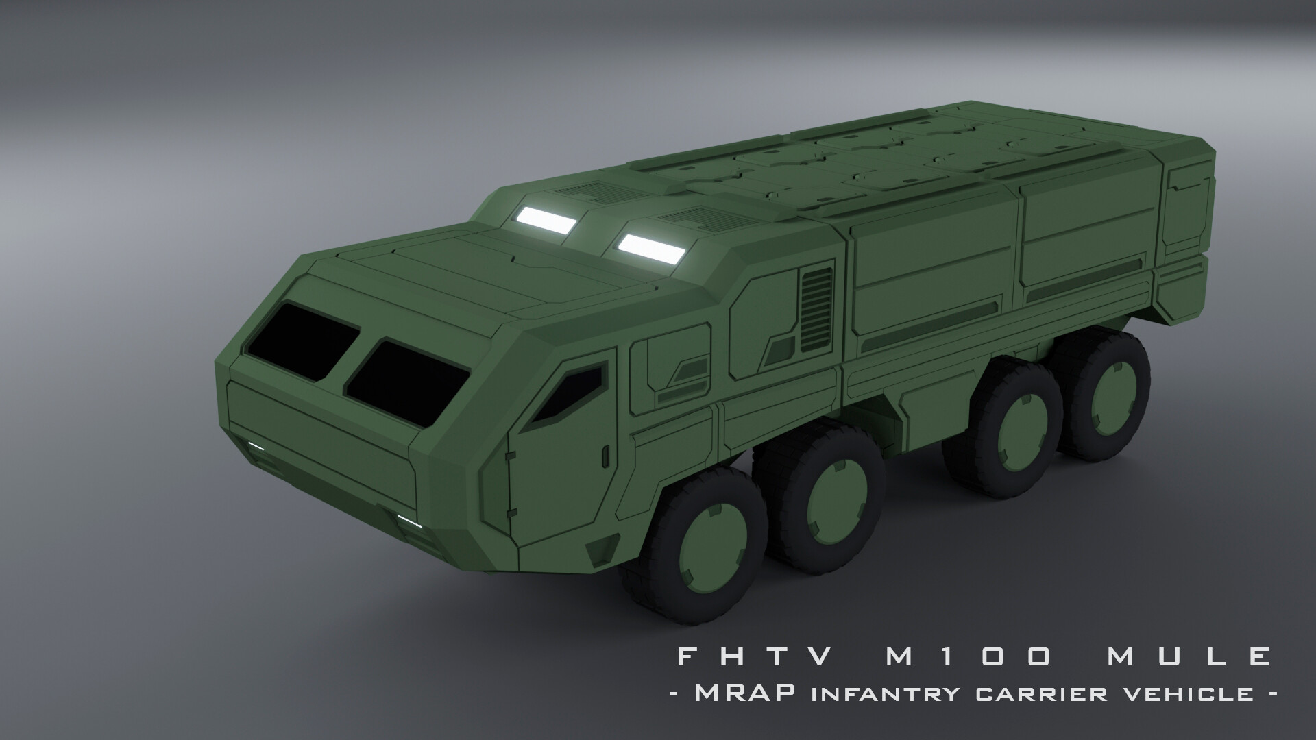 ArtStation - FHTV -ICV M100 Mule