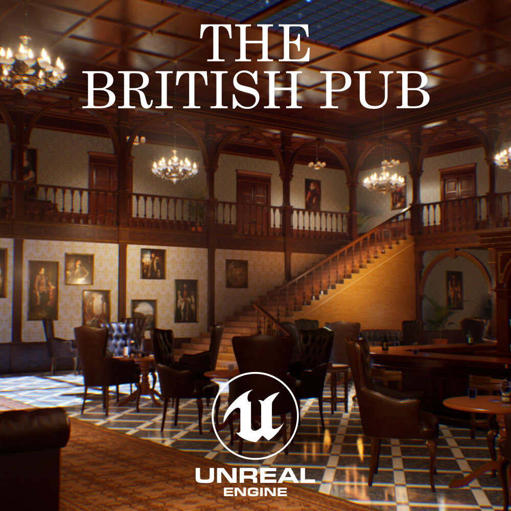 ArtStation - The British Pub