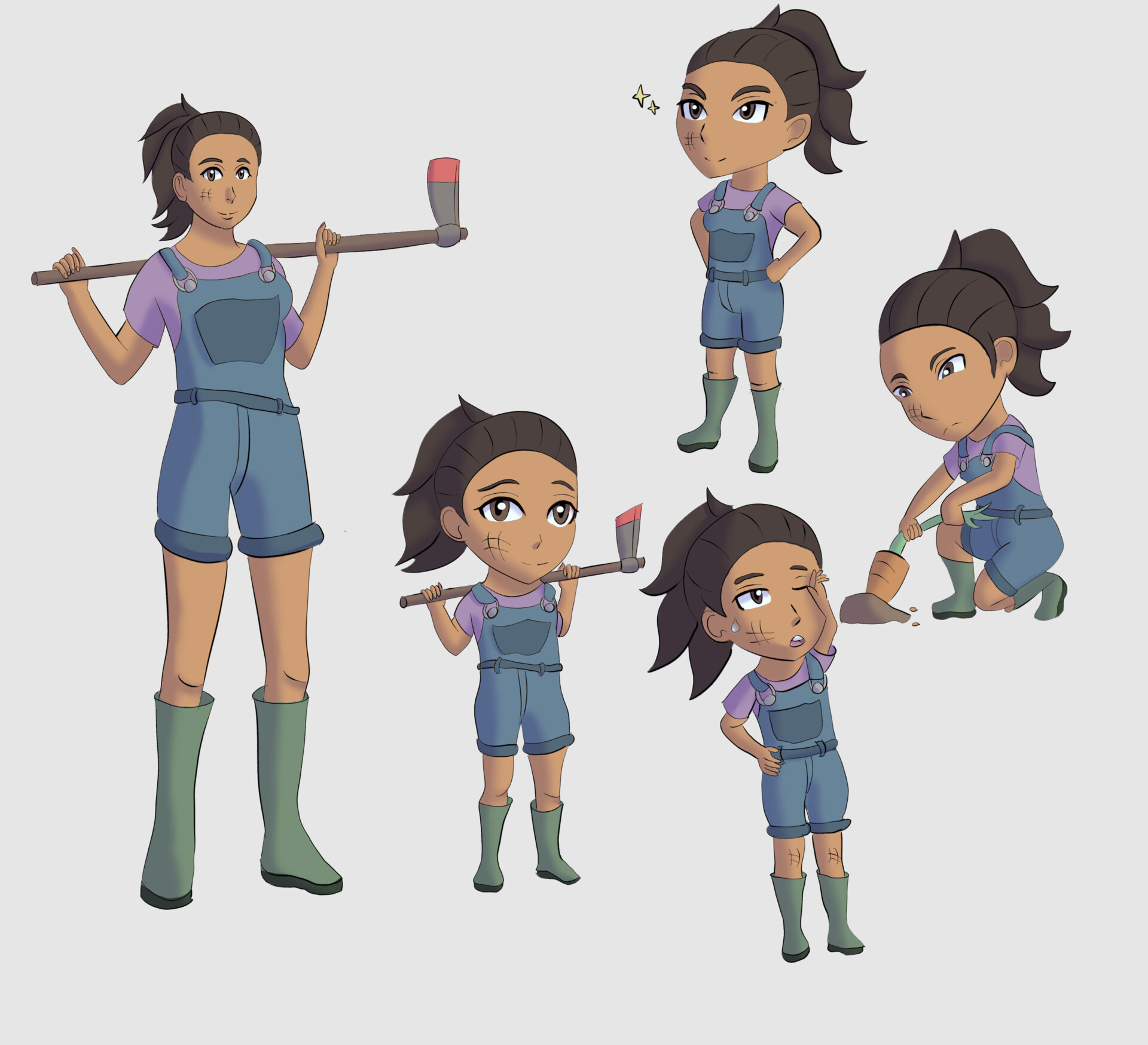 ArtStation - Farm Simulator Default Farmer Concept