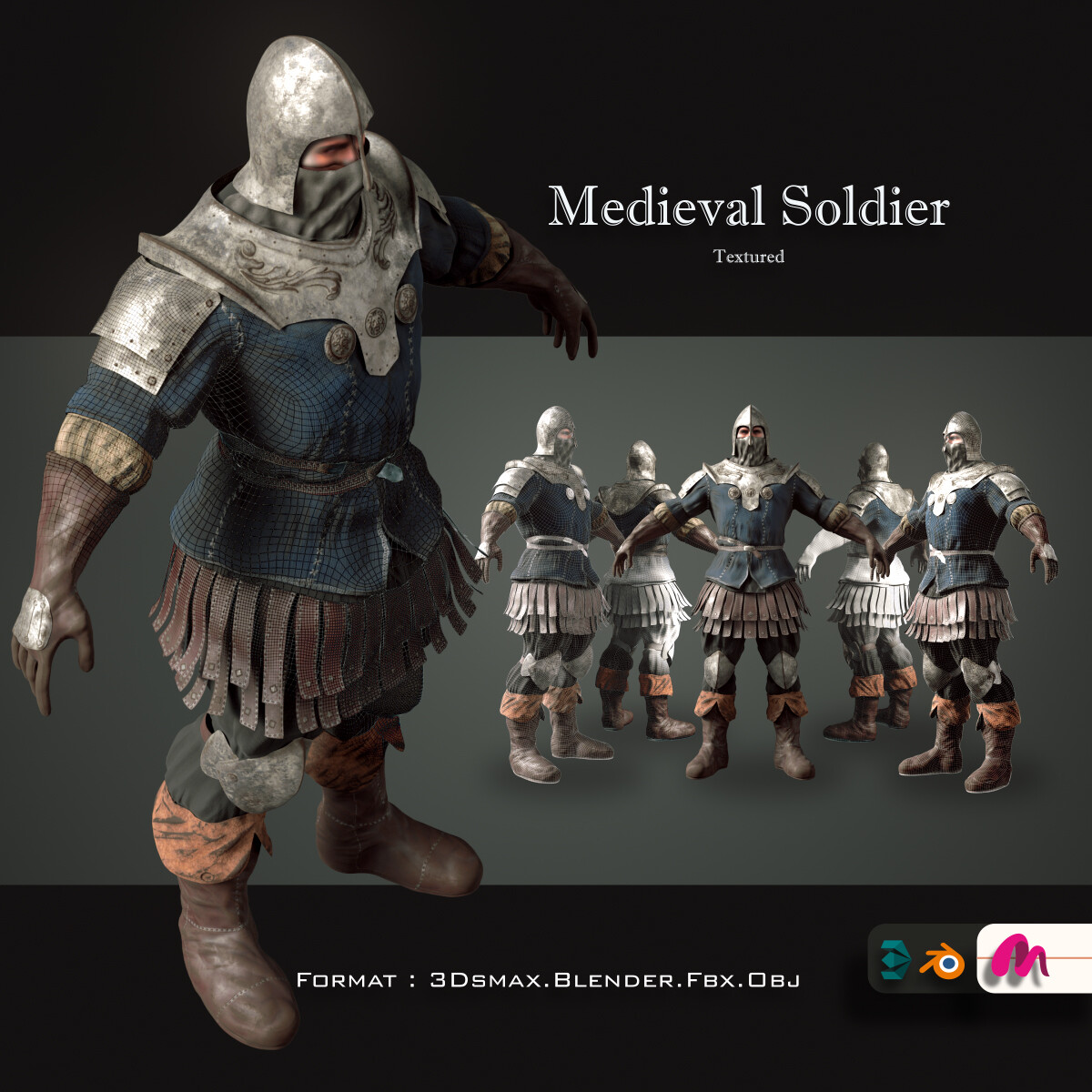 ArtStation - Medieval Soldier 01