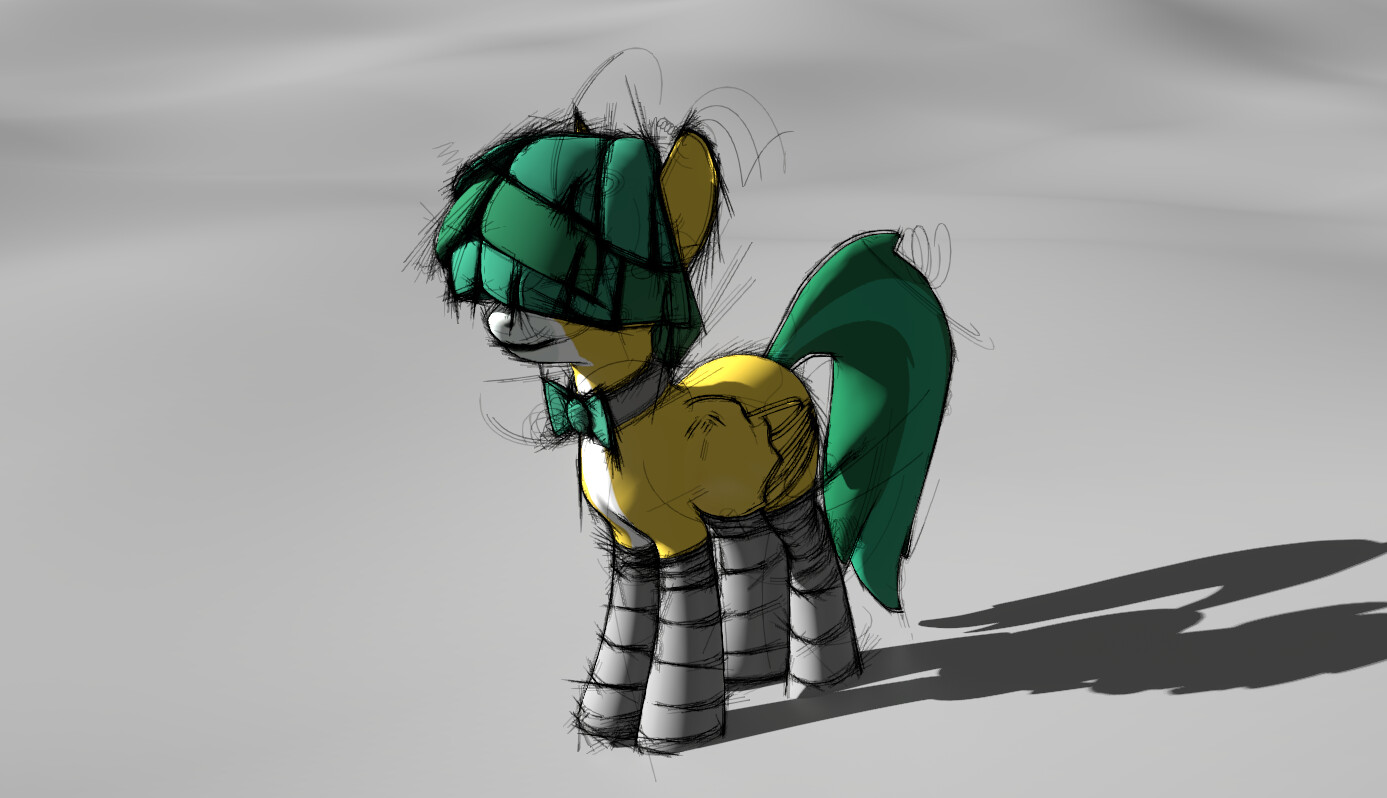 ArtStation - Pony OC (Unfinished Project)