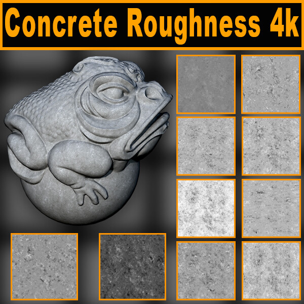 ArtStation - Concrete Roughness 4K