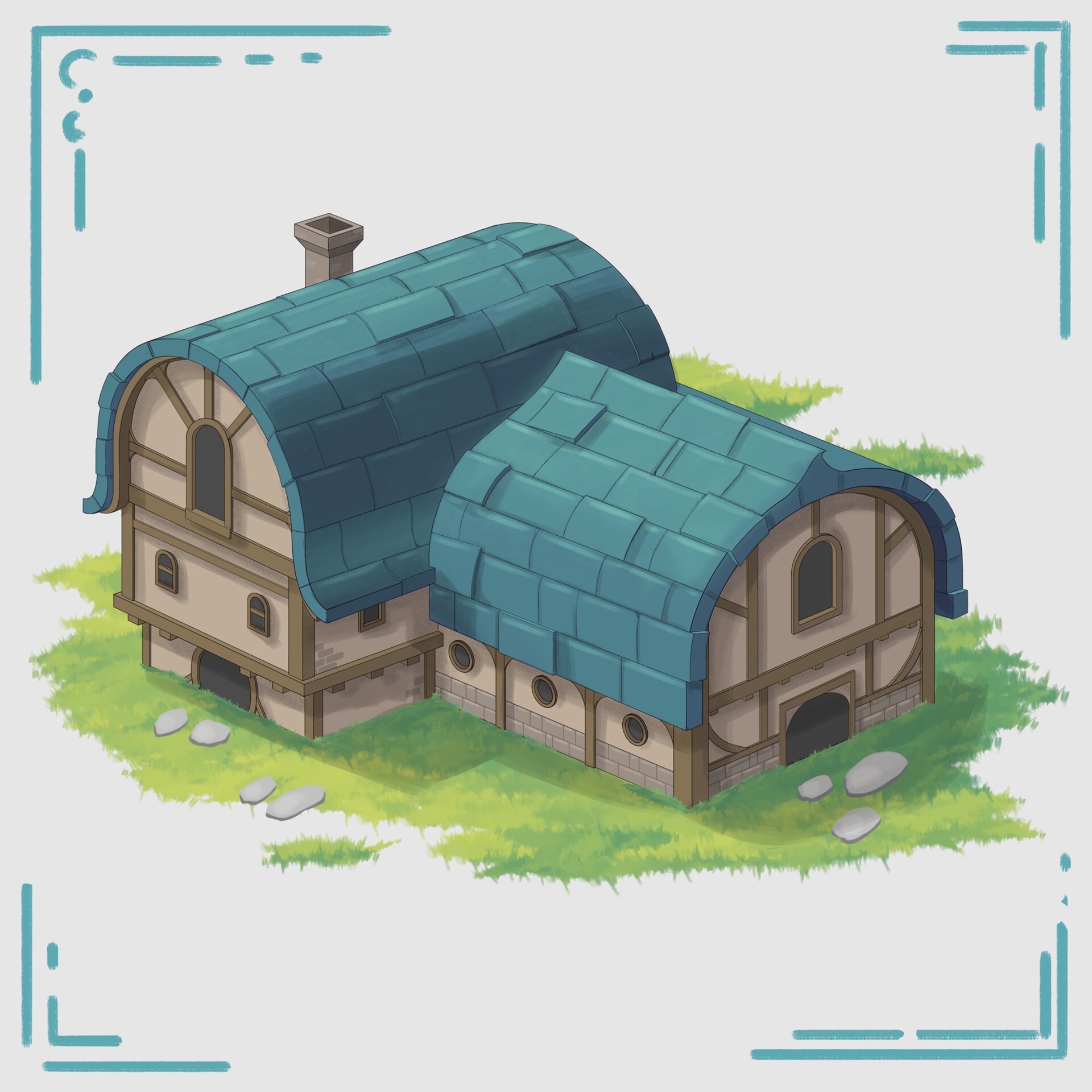 ArtStation - Elven Farm Design