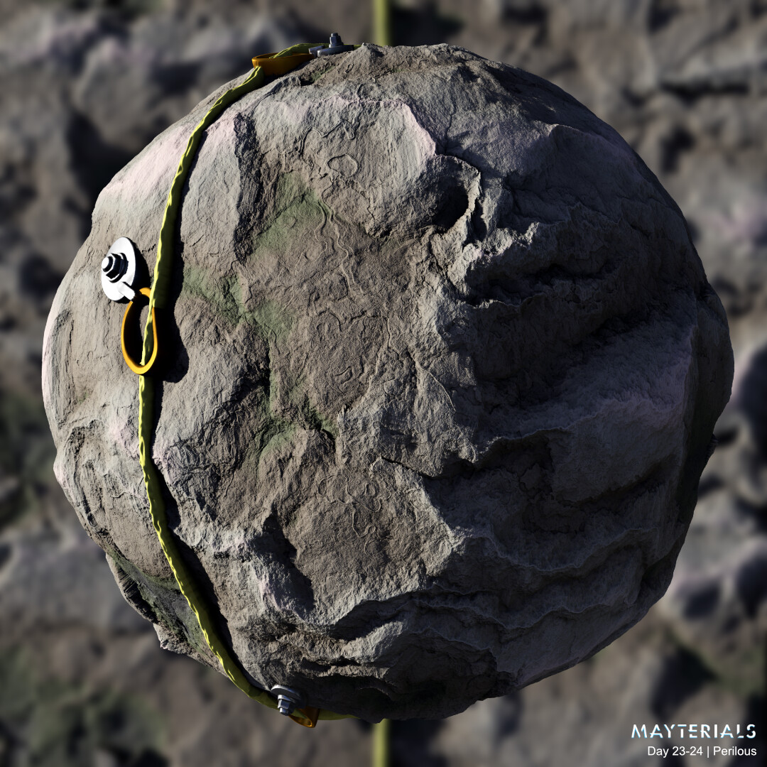 ArtStation - Perilous Cliff | DAY 23-24 - Mayterials 2023 / Substance ...