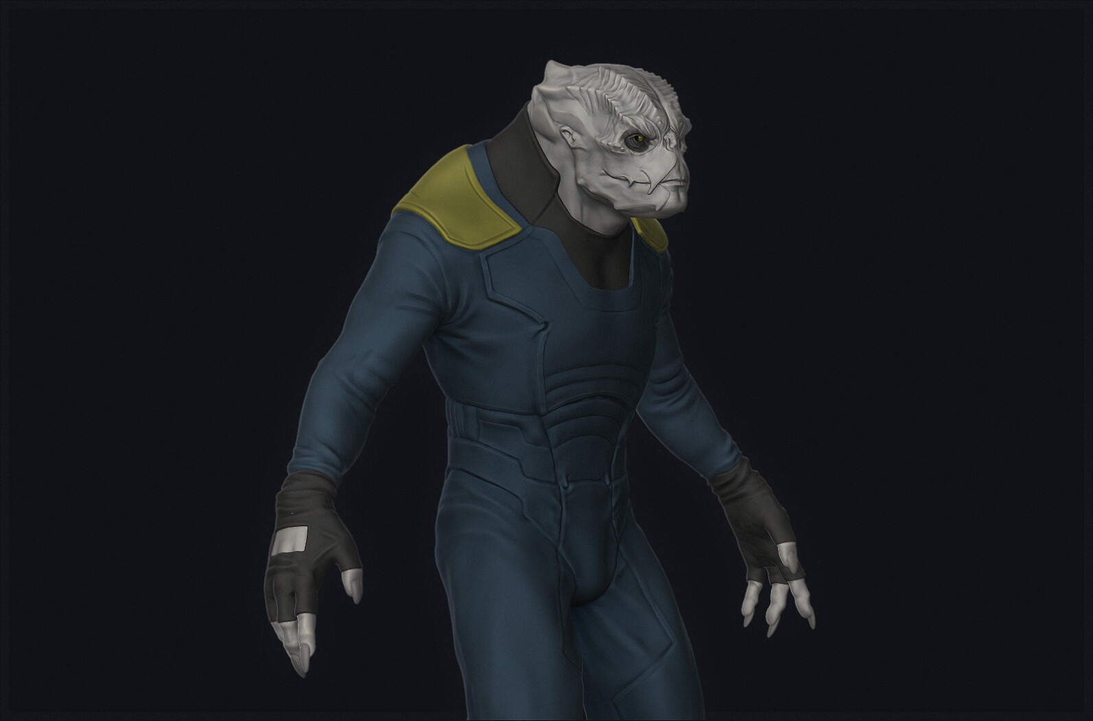 ArtStation - WIP Alien Invader