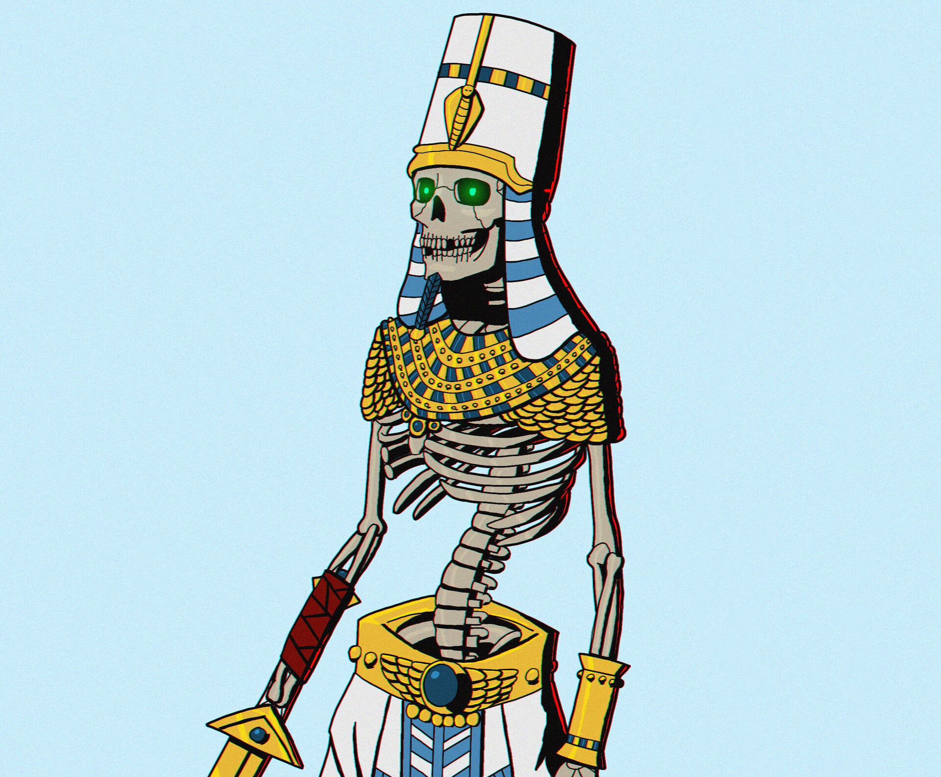 ArtStation - Pharaoh skeleton