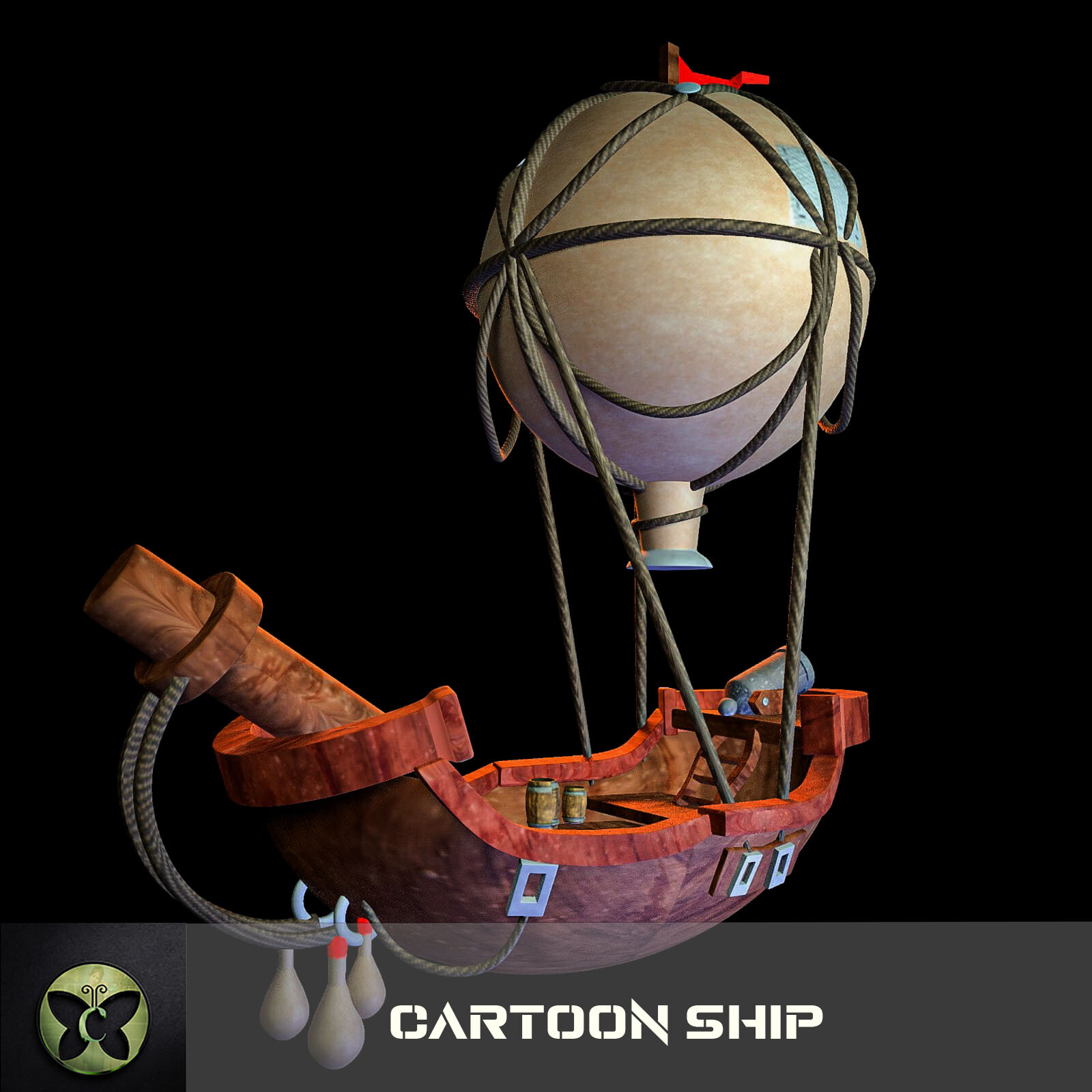 ArtStation - Crtoon Ship