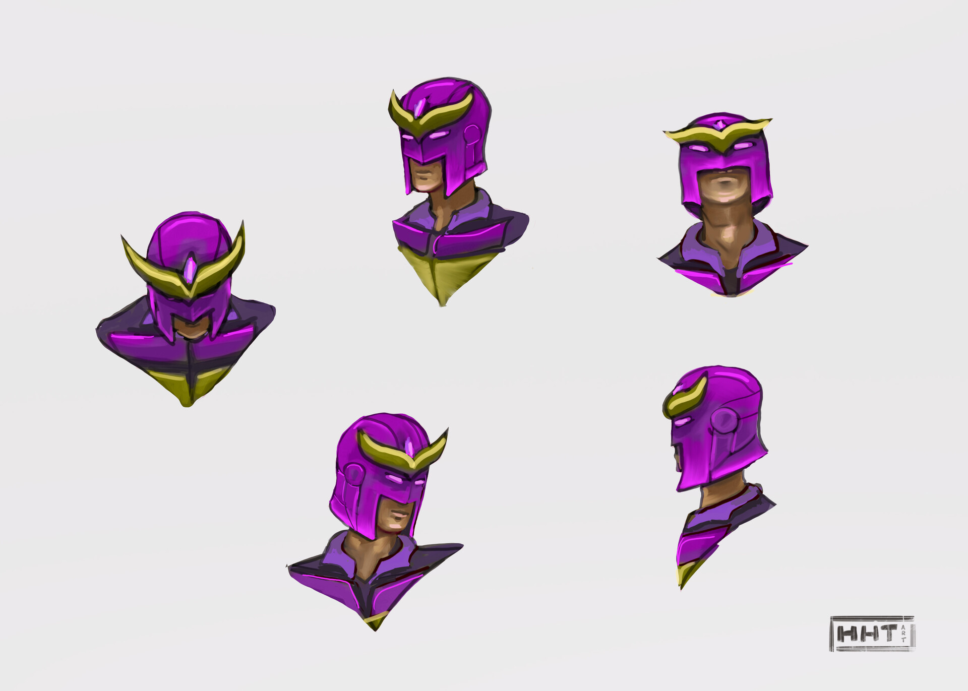 ArtStation - Character turn head poses- step by step