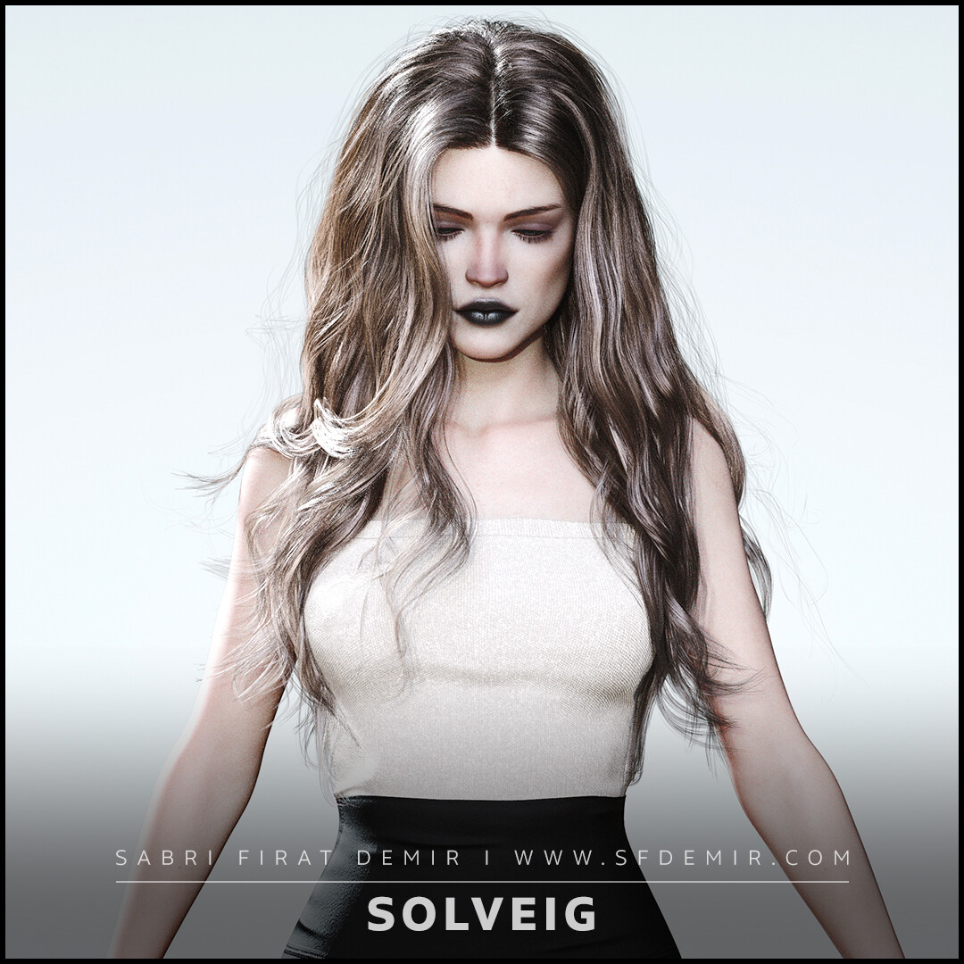 ArtStation - Solveig 3D Character - PBR