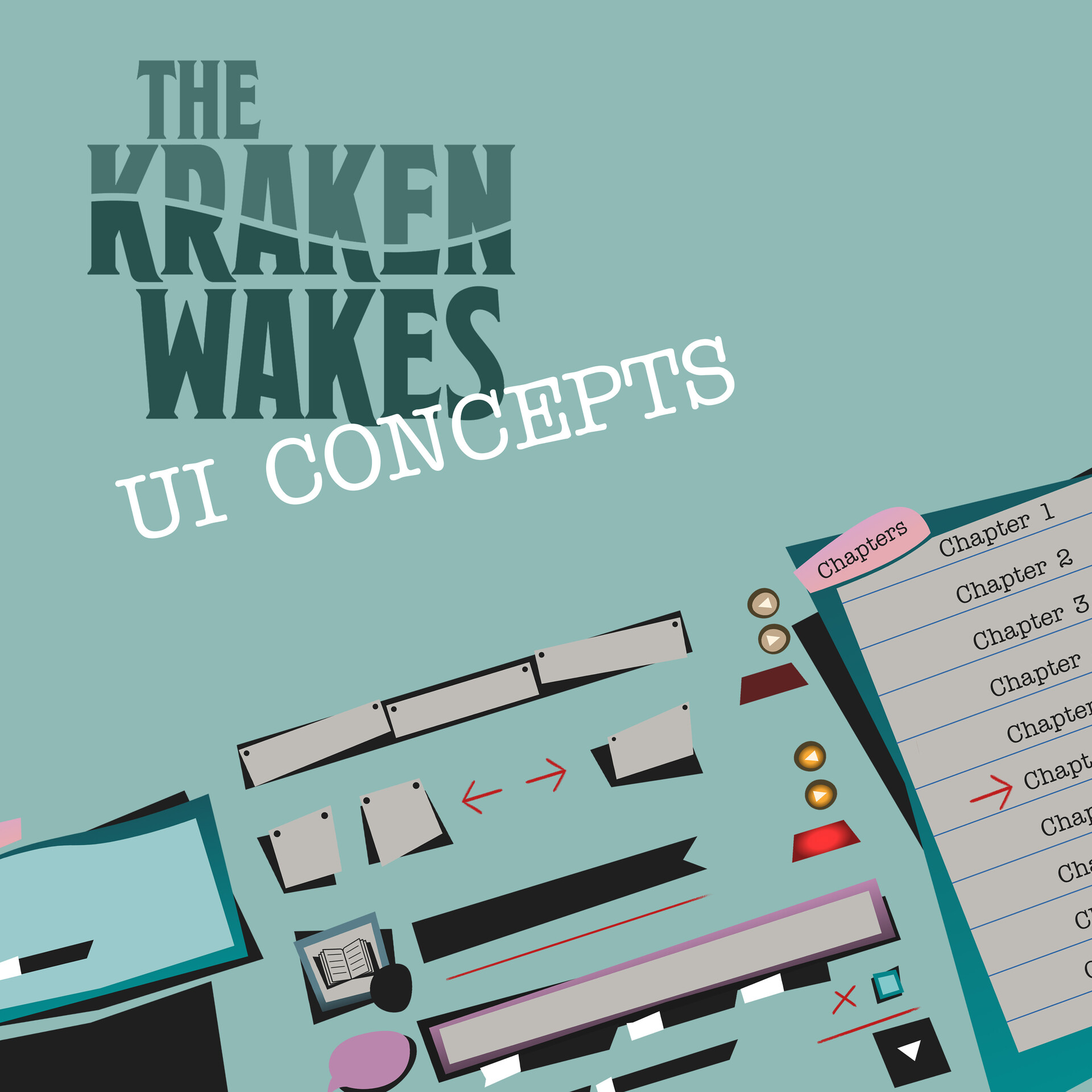ArtStation - The Kraken Wakes - UI Concepts