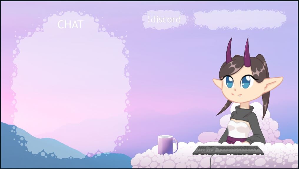 ArtStation - Rework of my Twitch Overlay + Making a PNGTuber
