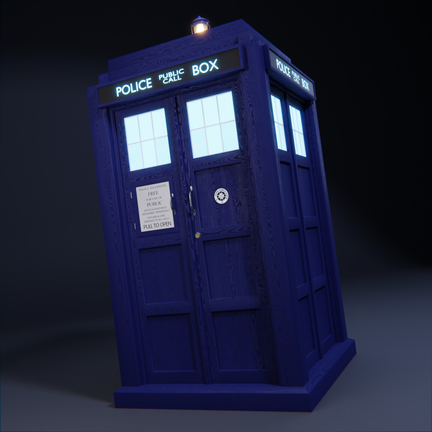 ArtStation - 11th Doctor's TARDIS (Series 5)