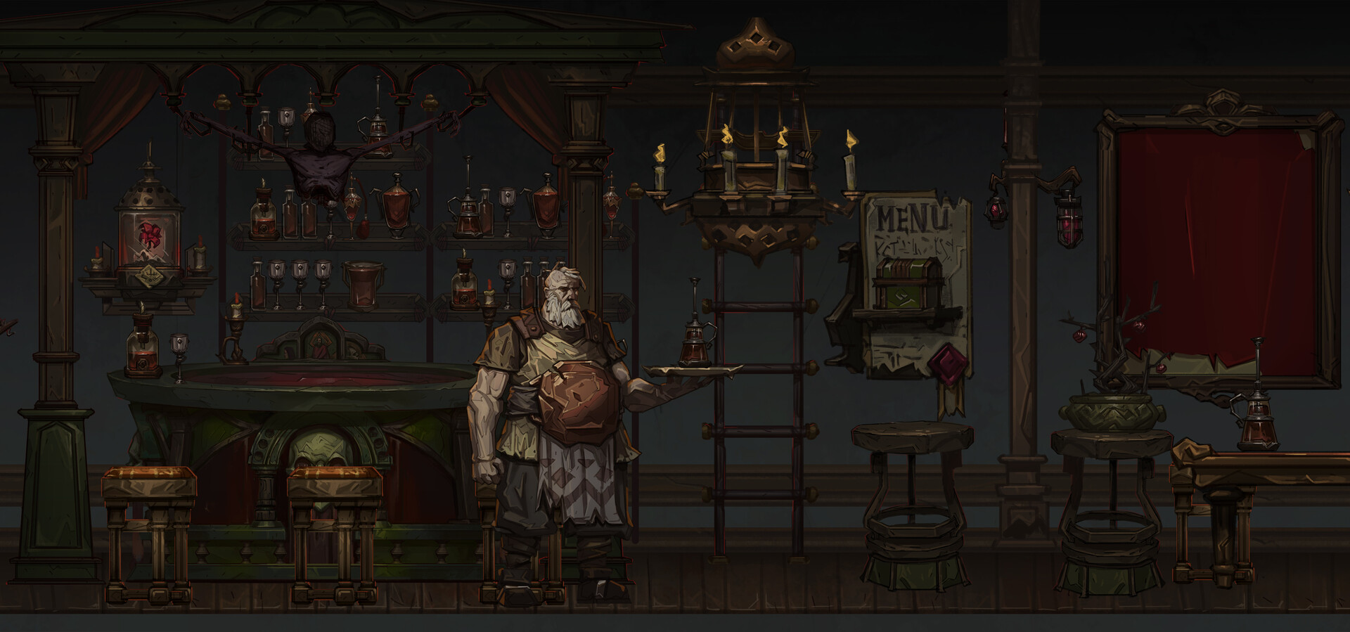 ArtStation - Dungeon Tavern pt2 - Vampire tavern