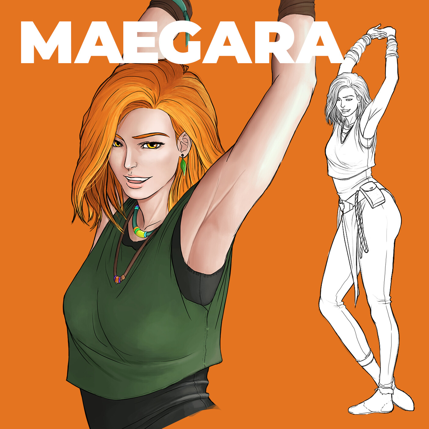 ArtStation - Maegara, character design