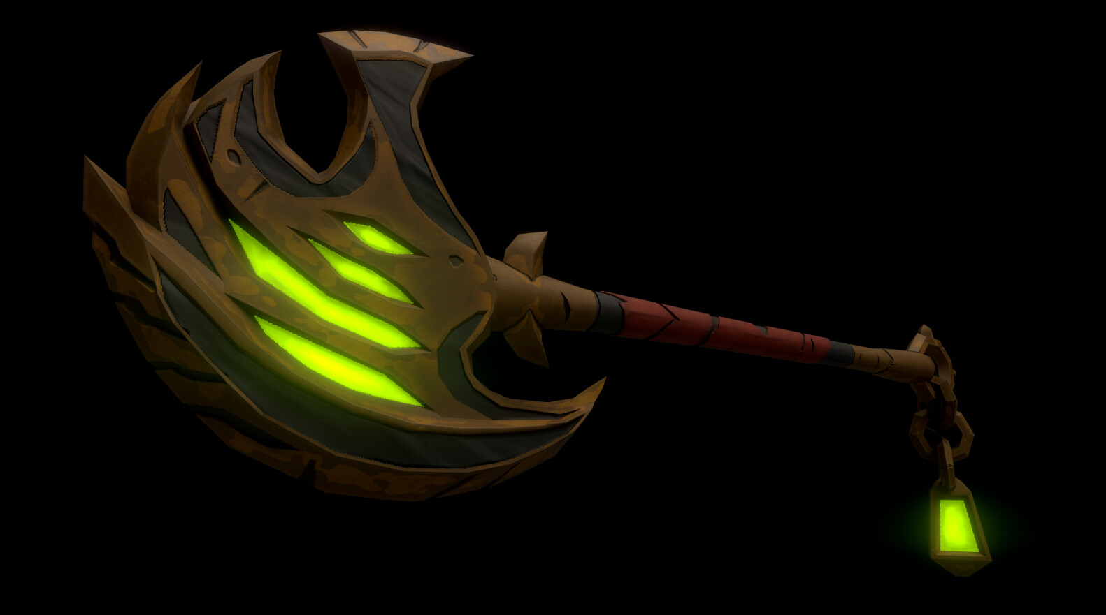 ArtStation - (WIP) Fel Lord Axe