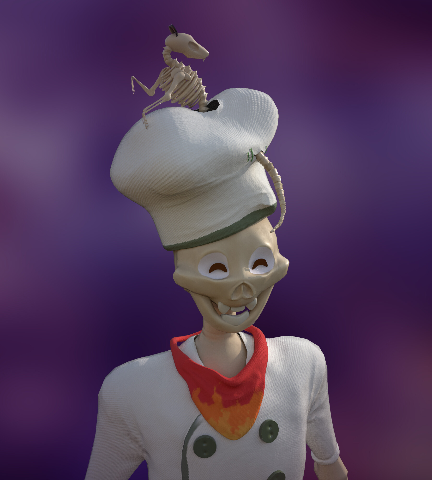 ArtStation - Skeleton Chef
