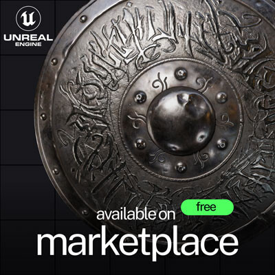 ArtStation - Title 3D character prop eastern shield