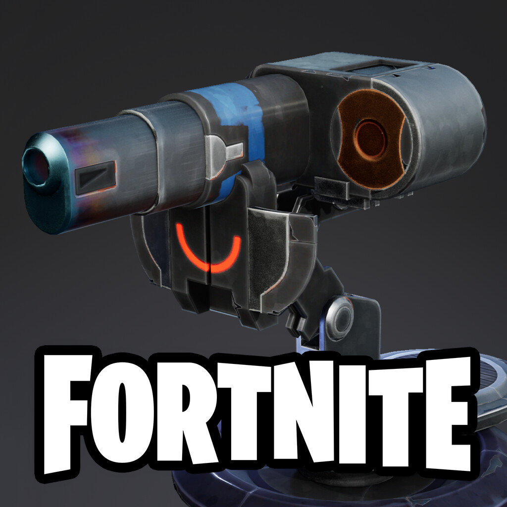 ArtStation - Fortnite - Mounted Anti-Vehicle Turret