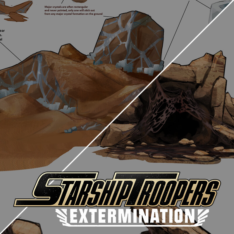 ArtStation - Starship Troopers: Extermination - Environment