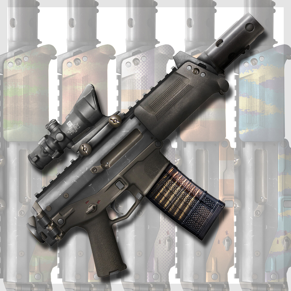 ArtStation - Weapons of the Far Future - Drop Pod Trooper Tactical ...