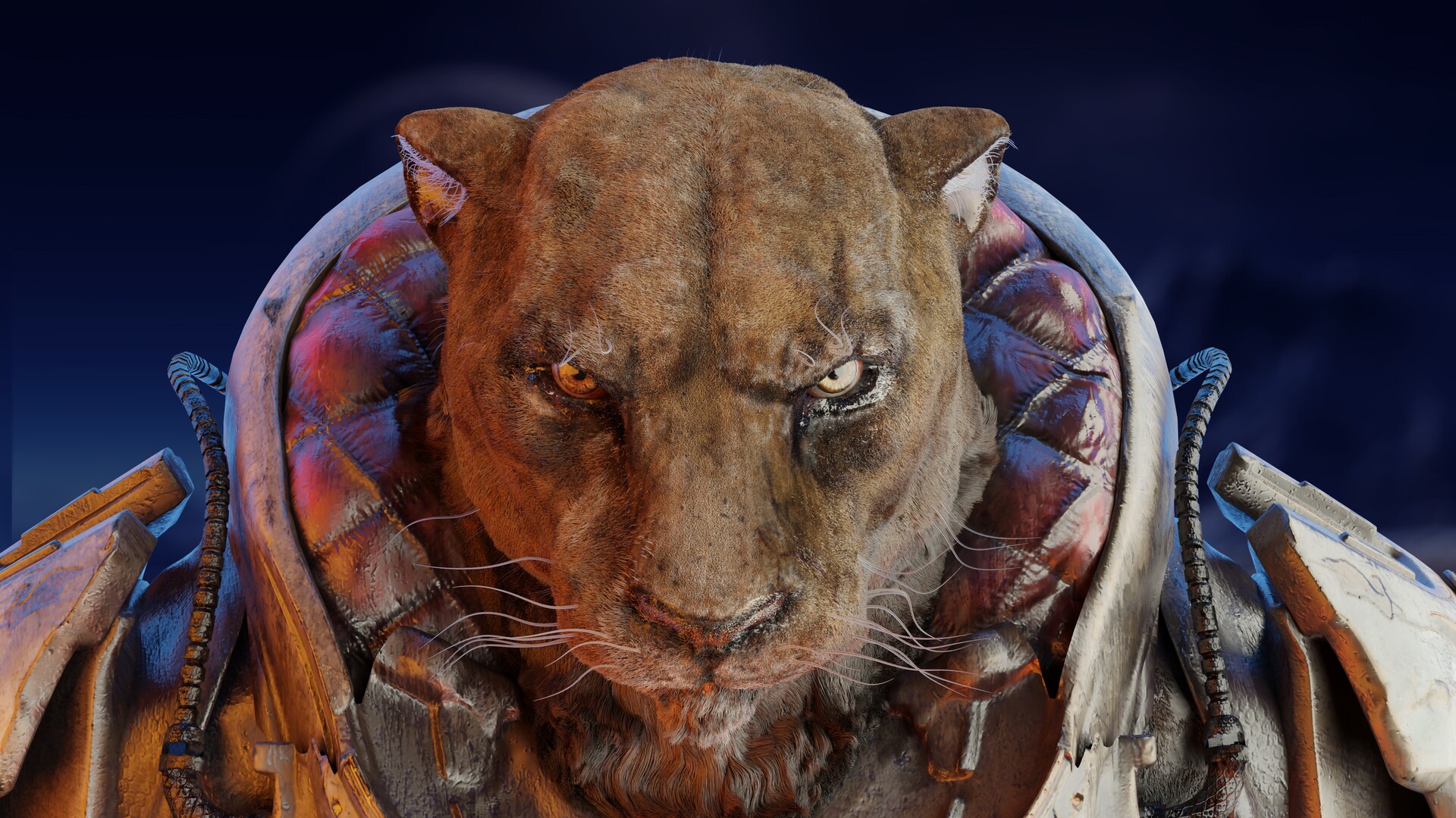 ArtStation - Puma in space