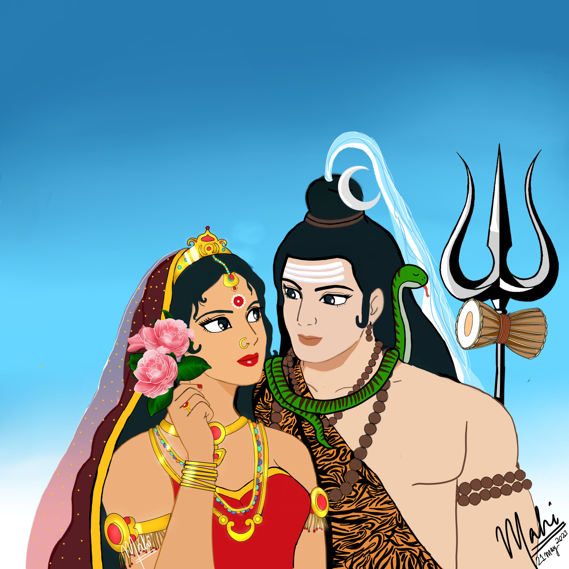 ArtStation - Gauri Shankar - inspired from Legend of Prince Rama