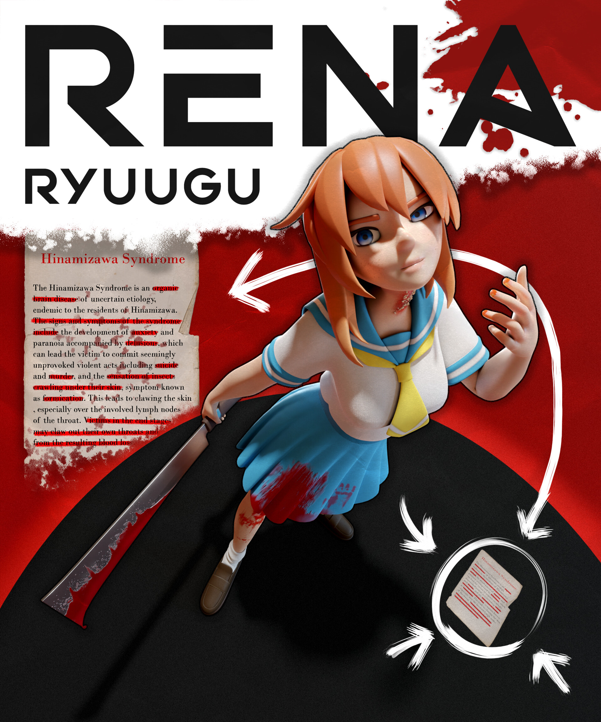 ArtStation - Rena Ryuugu Fanart