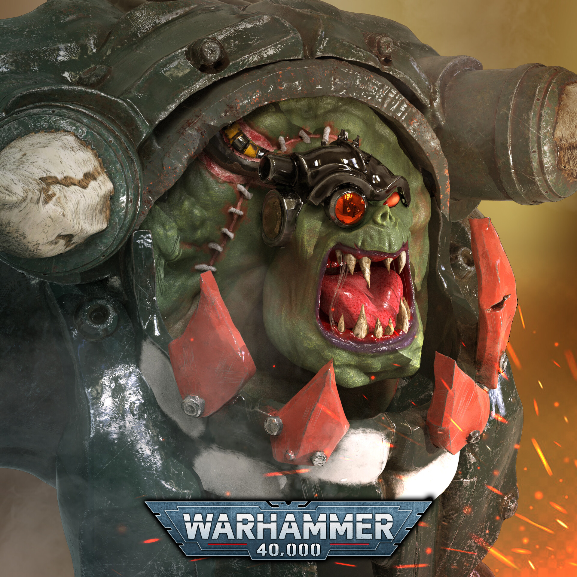 ArtStation - Ghazghkull Thraka - FAN MADE - Warhammer 40k