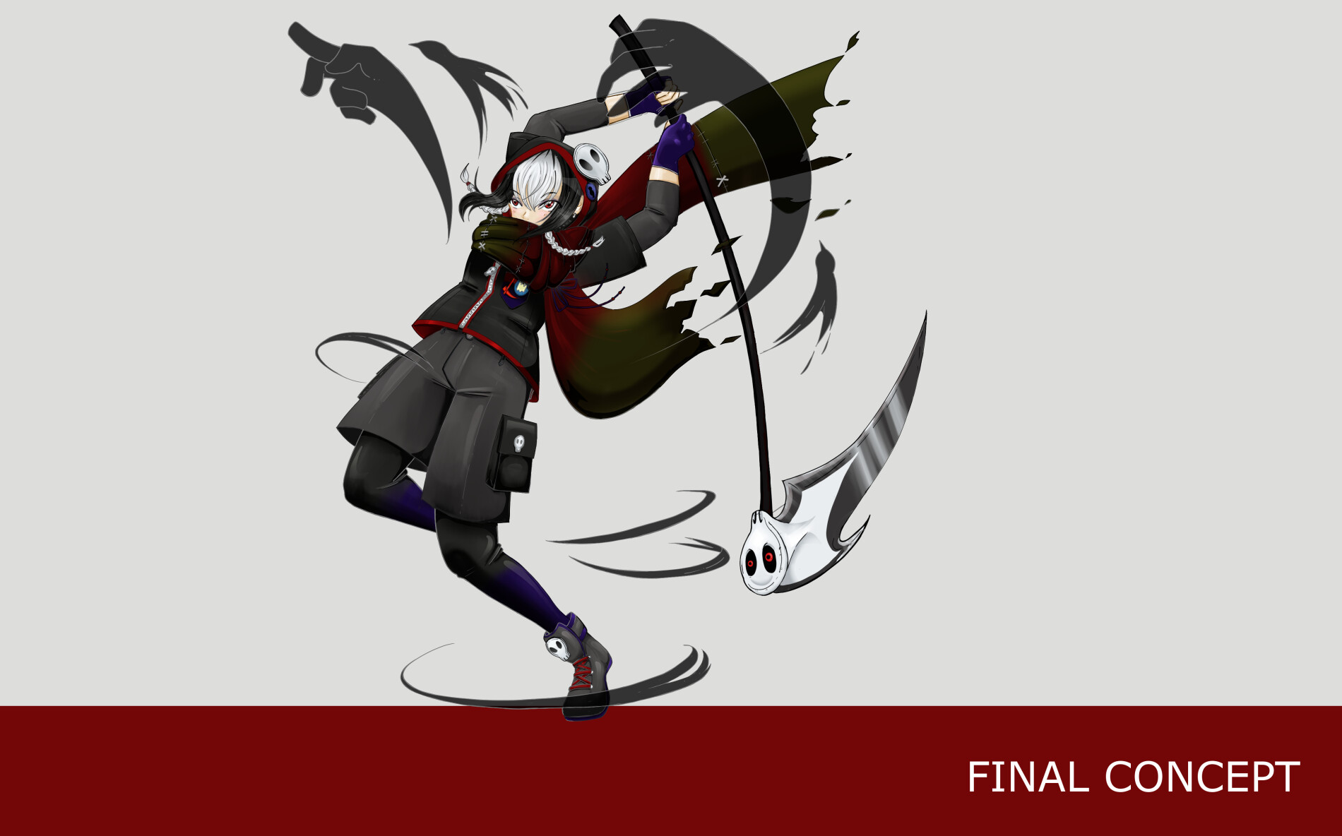 ArtStation - Vtuber Concept Comission - Reaper