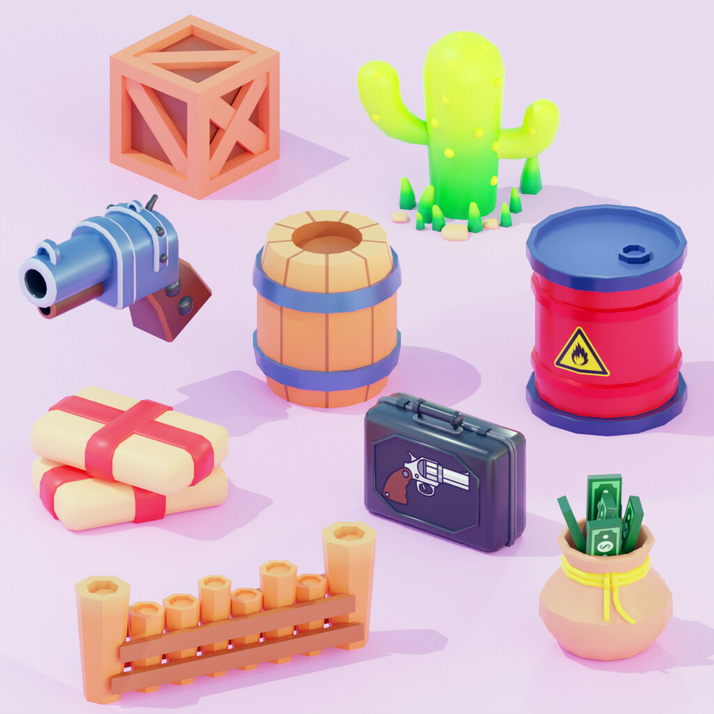 ArtStation - Stylized Game Assets