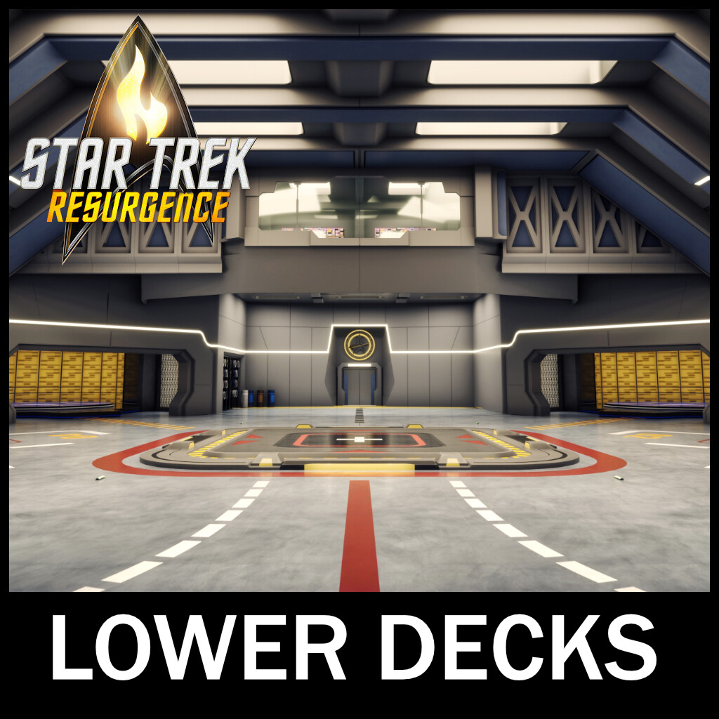 ArtStation - The Lower Decks - Startrek Resurgence