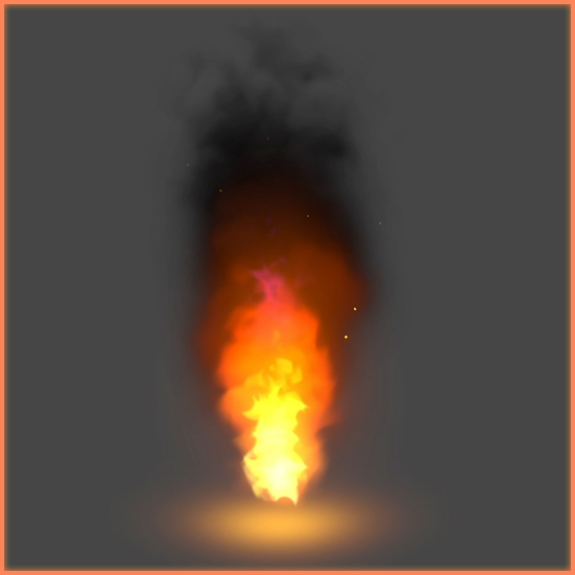 ArtStation - Stylized Fire and Smoke